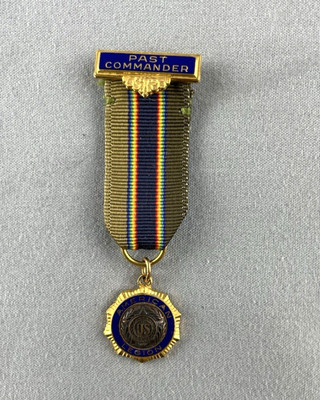 Vintage American Legion Medal & Past Commander Pin With Ribbon | eBay