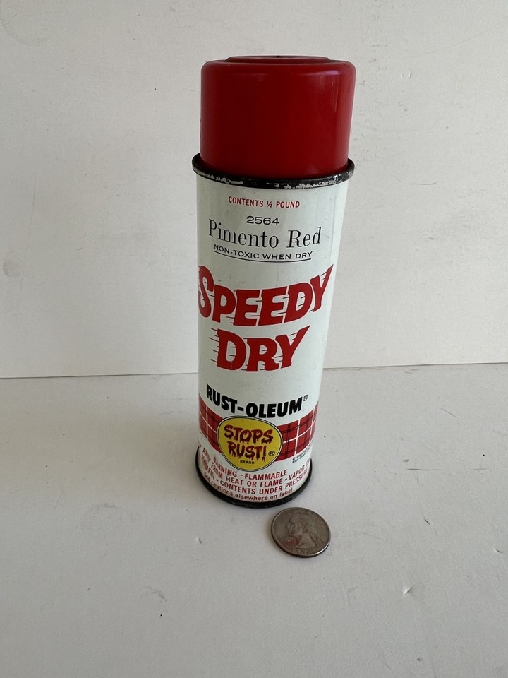 Rust-Oleum Speedy Dry Spray Paint Can Speedy Dry 2565 Pimento Red ...