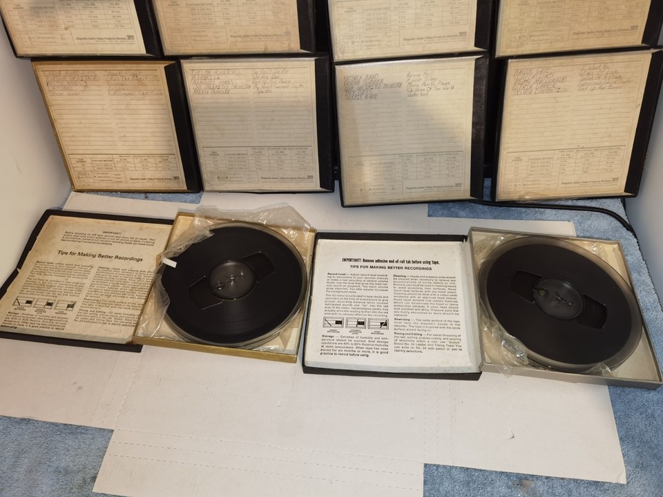 Scotch 3M Reel to Reel Recording Tape 1800 ft Tape #212 & #207 Vintage ...