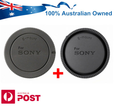 Rear Body Lens Caps Sony FE E Mount Lens A6500 A6000 A7r III IV ALC ...