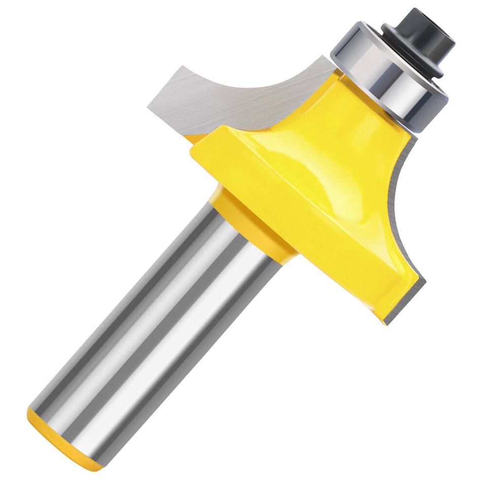 6X 1/2" Shank Round Over Router Bits Set R1/8-R1/2 Corner Forming ...