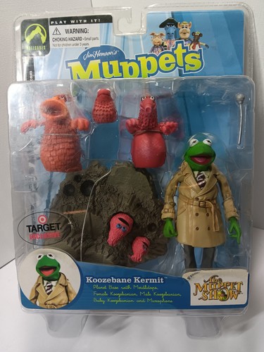 Jim Henson's Muppets Series 4 KOOZEBANE KERMIT Toy Action Figure 2003 ...
