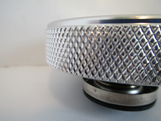 Anodized Aluminum Radiator Cap Knurled 16 # Fits Chevy Ford MOPAR Hot ...