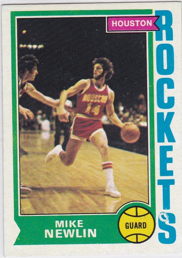 1974-75 TOPPS BASKETBALL MIKE NEWLIN #127 ROCKETS NRMT *60799 | eBay