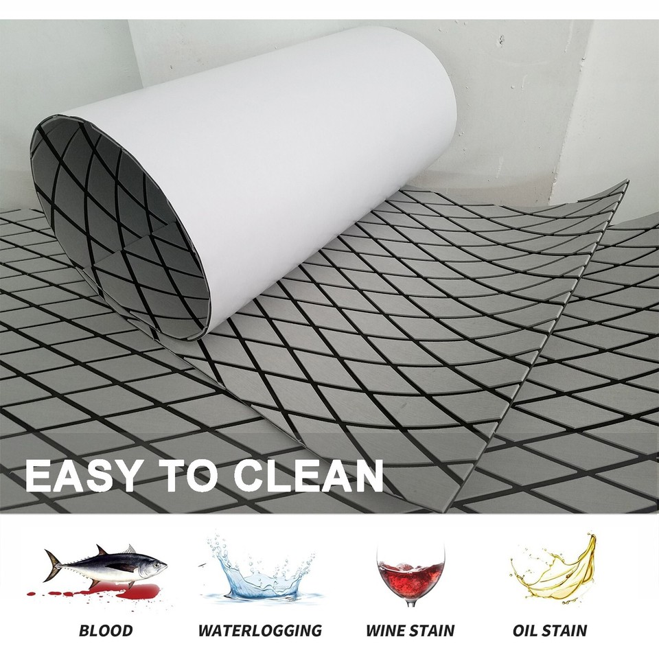 Self-adhesive Boat Flooring EVA Foam Decking Sheet Marine Floor Mat for ...