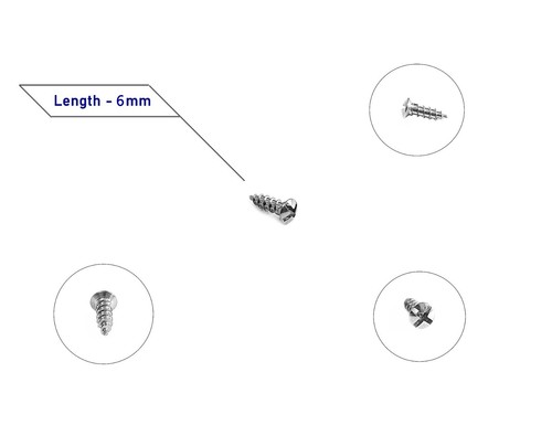 1.5mm Craniotomy self-drilling titanium screw lot of 30 pcs veterinary ...