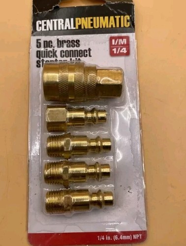 5 Piece Brass Air Quick Connect Coupler Set | eBay