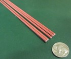 Fiberglass GPO3 Red Round Rods .125" (1/8") Diameter x 36 Inch Length ...