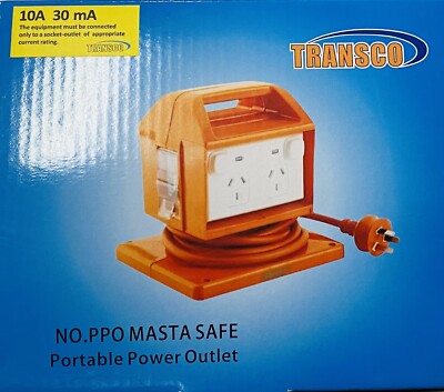 Transco 4 Outlets 10Amp RCD Safety Box Trade Quality AU Stock | eBay ...