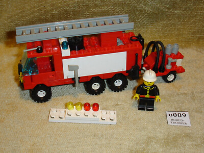 LEGO Sets: Classic Town: Fire: 6480-1 Hook and Ladder Truck (1986 ...