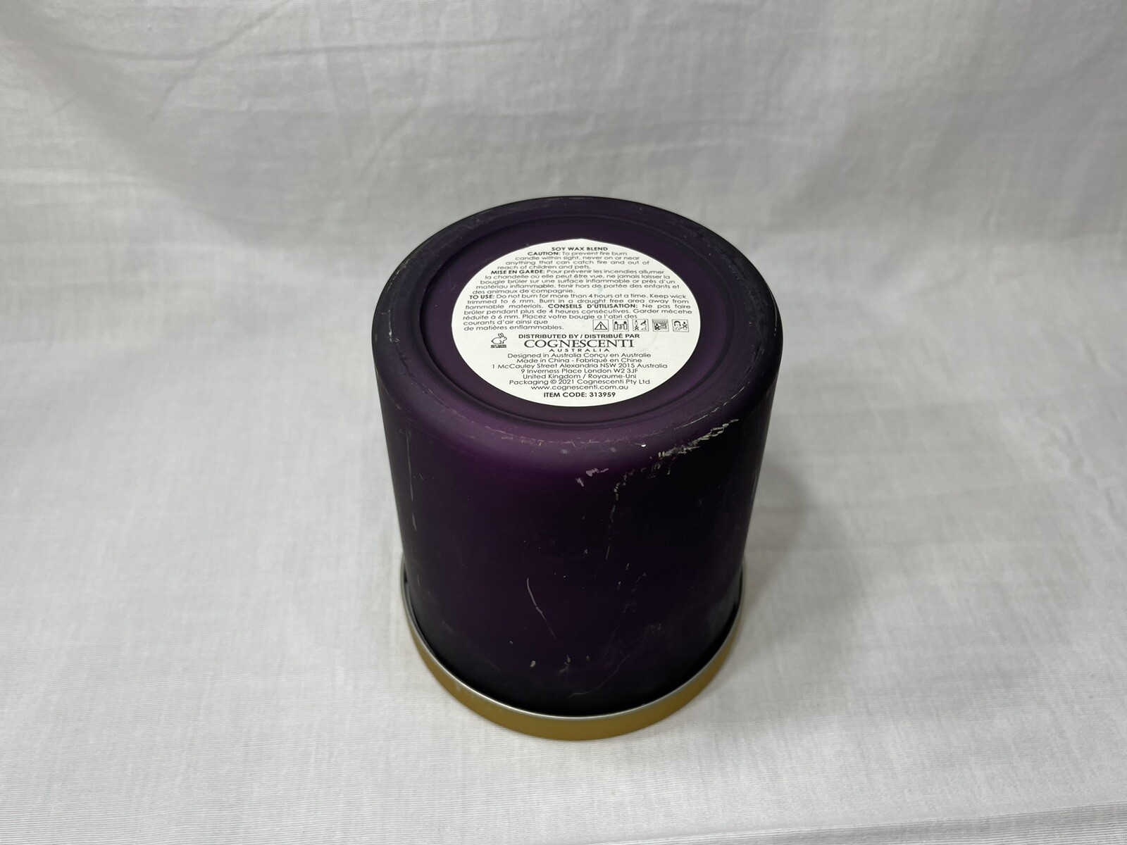 MORGAN & GRACE COGNESCENTI AUSTRALIA lavender just chill candle soy ...