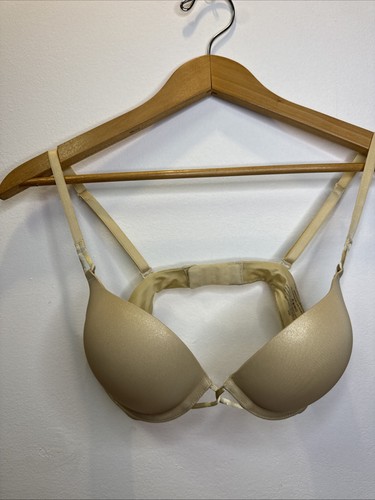 Victoria"s Secret Miraculous Plunge Push Up Padded Bra 34B Shimmering ...