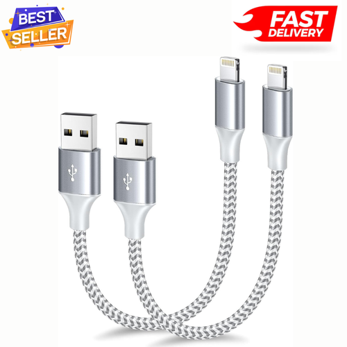 Apple Mfi Certified Short Iphone Charger 1Ft 2Pack,Usb a to Lightning ...