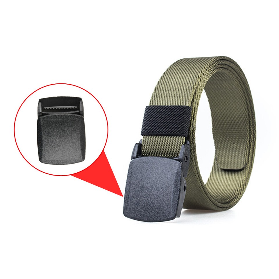 Man Tactical Waistband Webbing Military Belt Buckle Military Web Belt ...