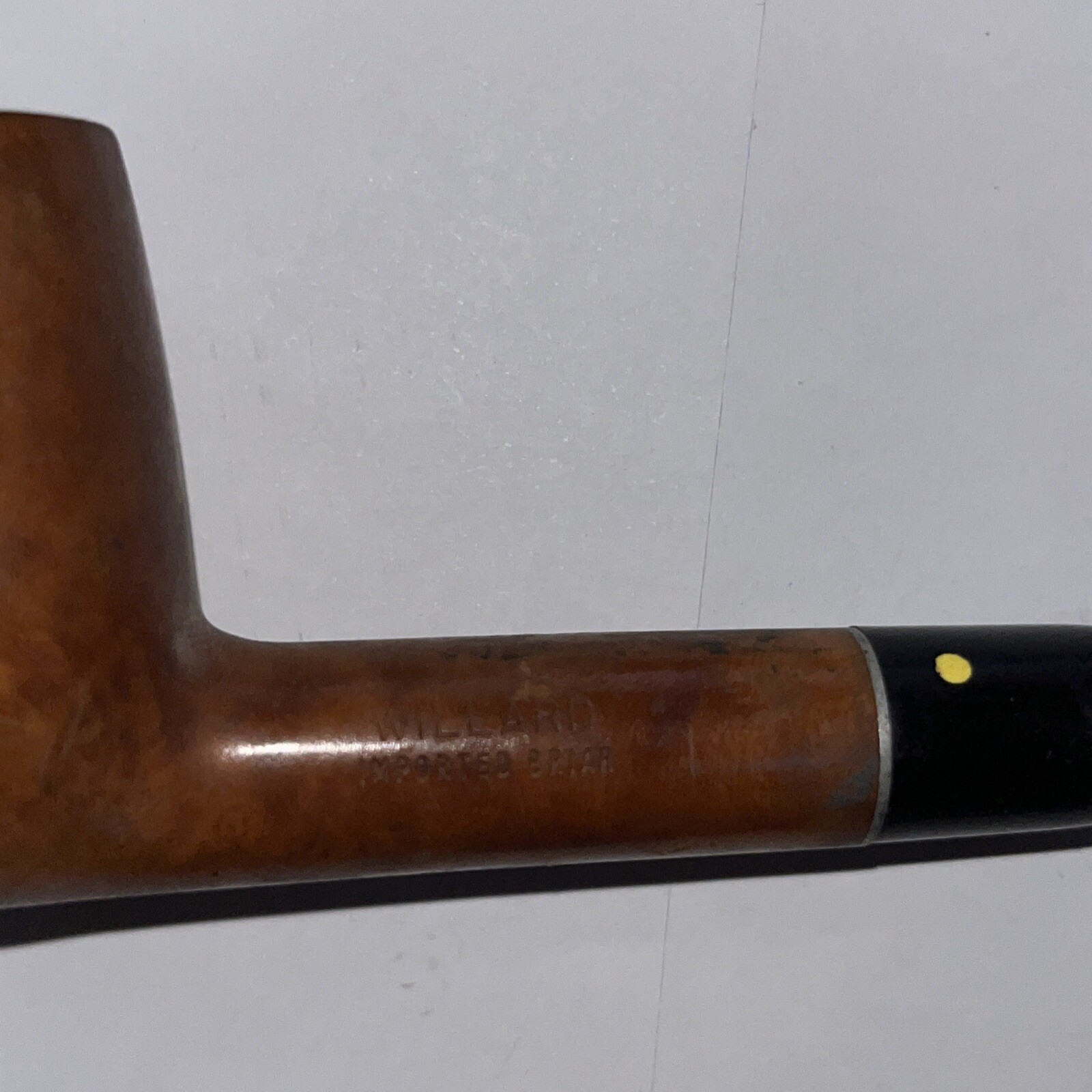 Vintage WILLARD Imported Briar Smoking Tobacco Pipe Yellow Dot | eBay