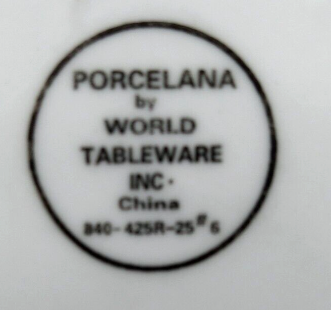 World Tableware 840-425R-25 Porcelana 9" Wide Rim Plate | eBay