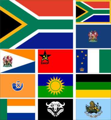 South Africa Flag President Communist Party English Front ANC EFF ...