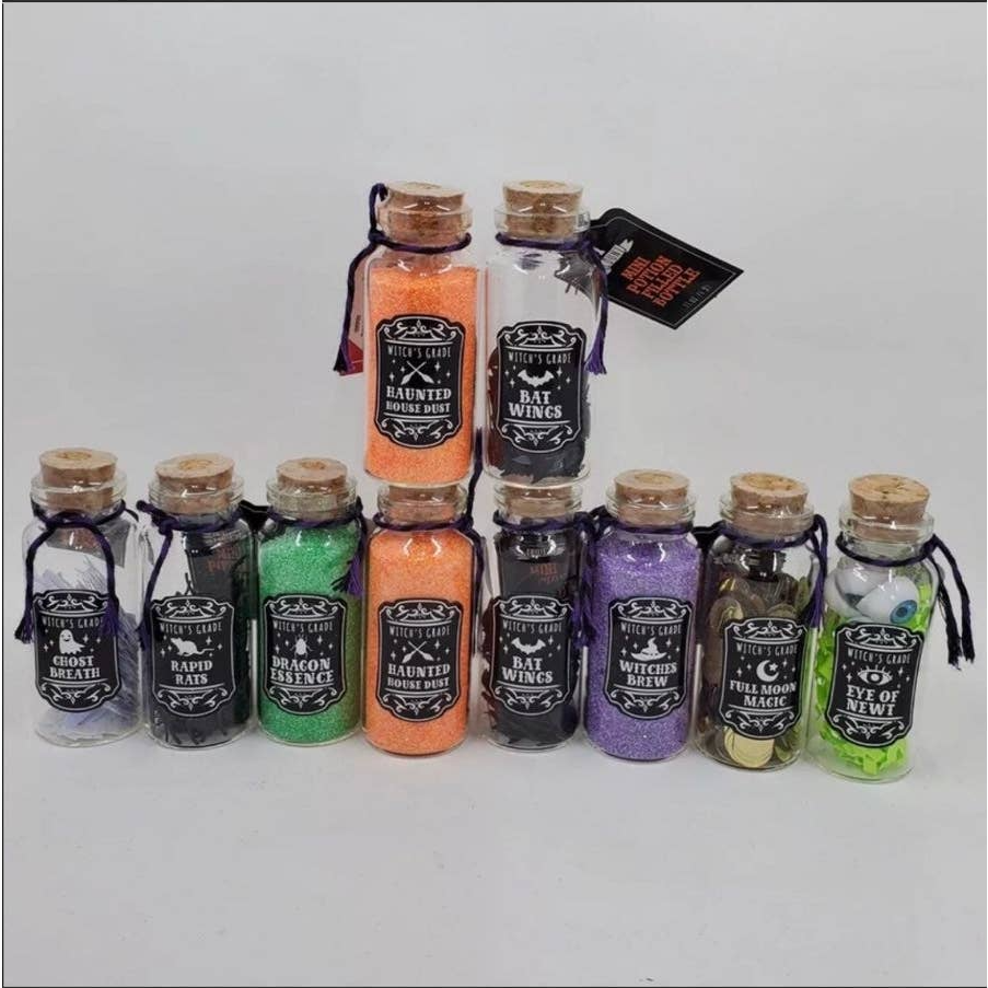 New Target Bullseye 10 mini glass 2021 Halloween potion bottles ...