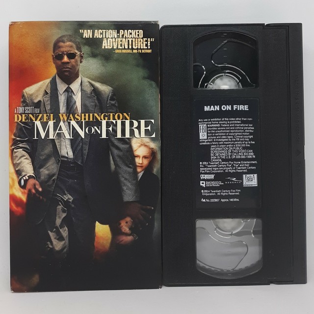 Man on Fire (VHS, 2006) for sale online | eBay