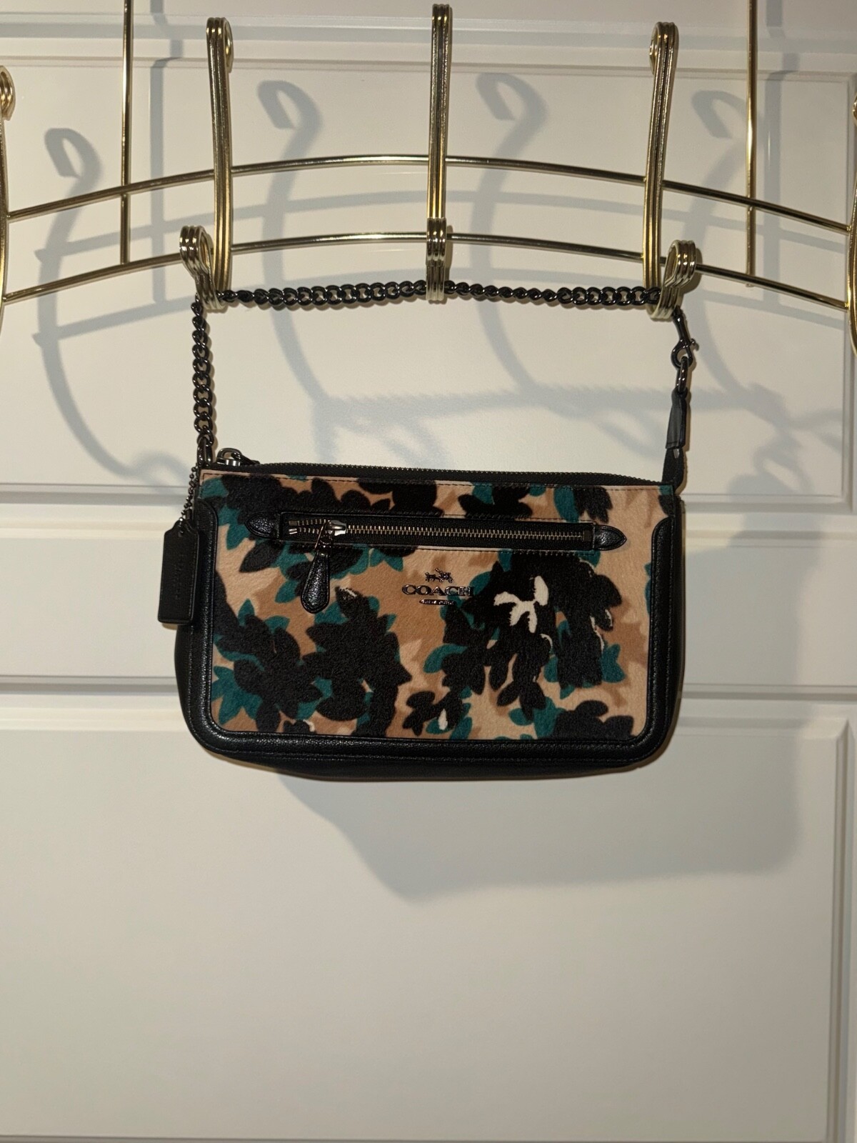Coach purse small with floral print - Gem