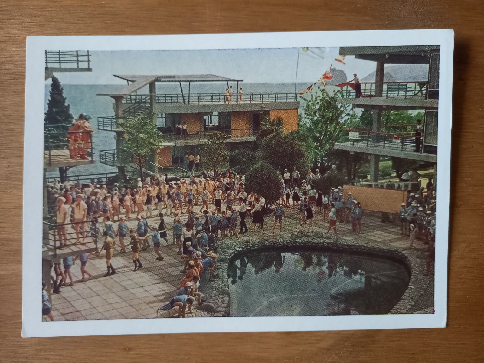 Soviet postcard - pioneers, summer camp Artek, Crimea, USSR, 1963 | eBay UK