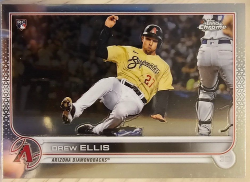 2022 Topps Chrome Drew Ellis RC #77 Arizona Diamondbacks | eBay