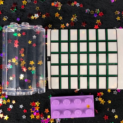 NEW LEGO Trans Clear Window Frame Pane Shop 76388 Sticker 2x4x5 ...