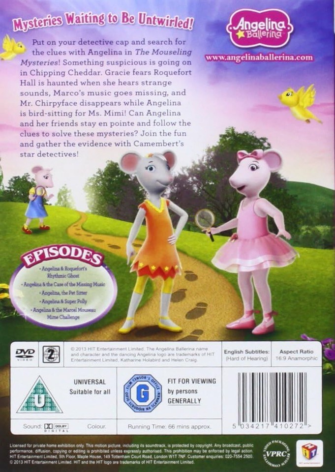 Angelina Ballerina Mouseling Mysteries 5034217410272| eBay