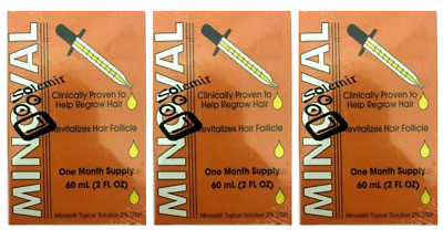 MINOVAL Hair Regrowth Treatment 2% for Women 60 ml / 2oz (Pack of 3) | eBay