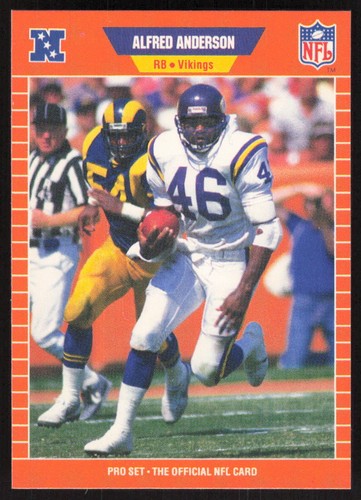 1989 Pro Set Alfred Anderson #226 Minnesota Vikings | eBay