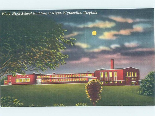 Pre-Chrome HIGH SCHOOL Wytheville - by Bristol & Blacksburg & Roanoke ...