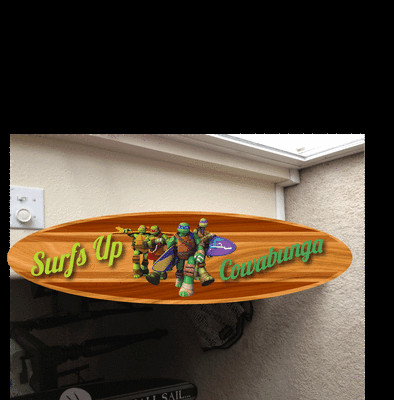 wall hanging surf board surfboard decor hawaiian beach surfing beach ...