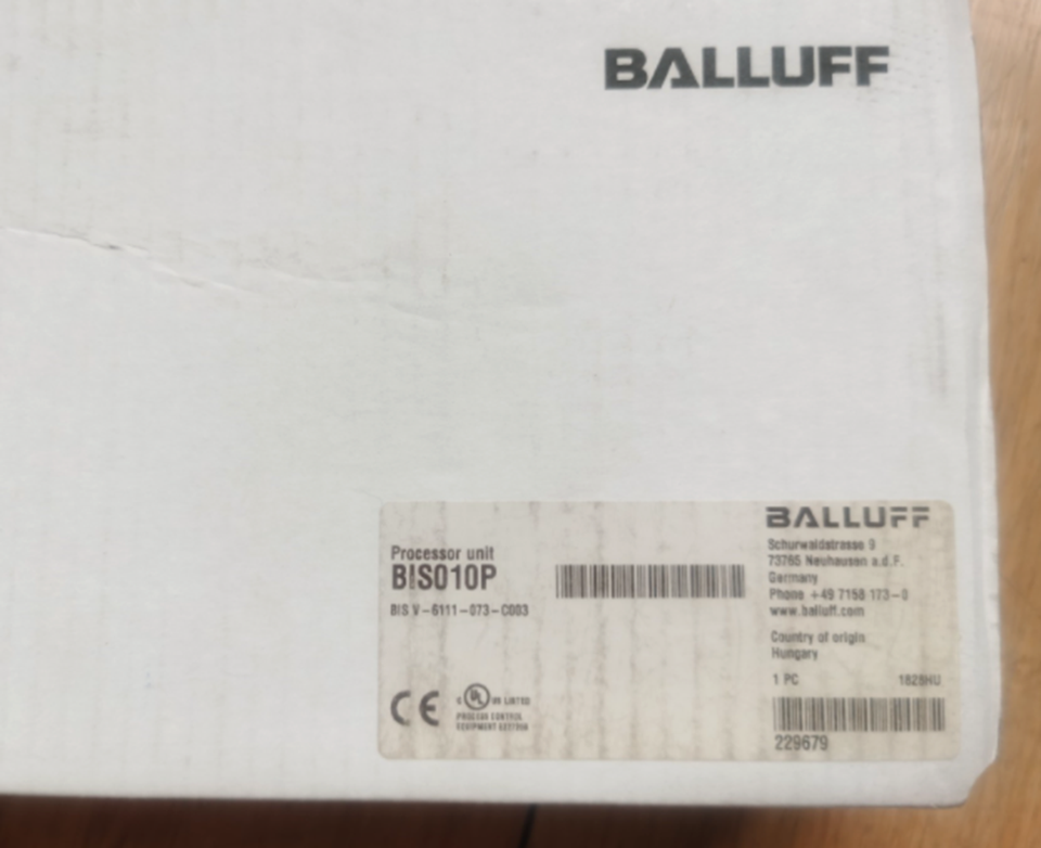 NEW BALLUFF BIS010P BIS V-6111-073-C003 High Frequency Processor Unit ...
