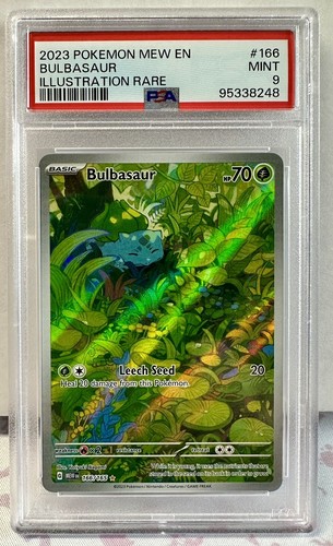 Pokémon TCG Bulbasaur Scarlet & Violet-151 166/165 Illustration Rare ...