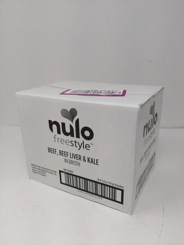 Nulo Freestyle Beef Beef Liver & Kale in Broth Real Meat Dog Food 24 Ct ...