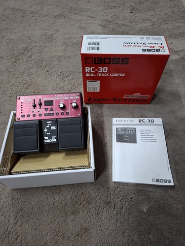 Boss RC-30 Dual Track Loop Station Stereo Looper Pedal 3 Hours 99 Loop ...