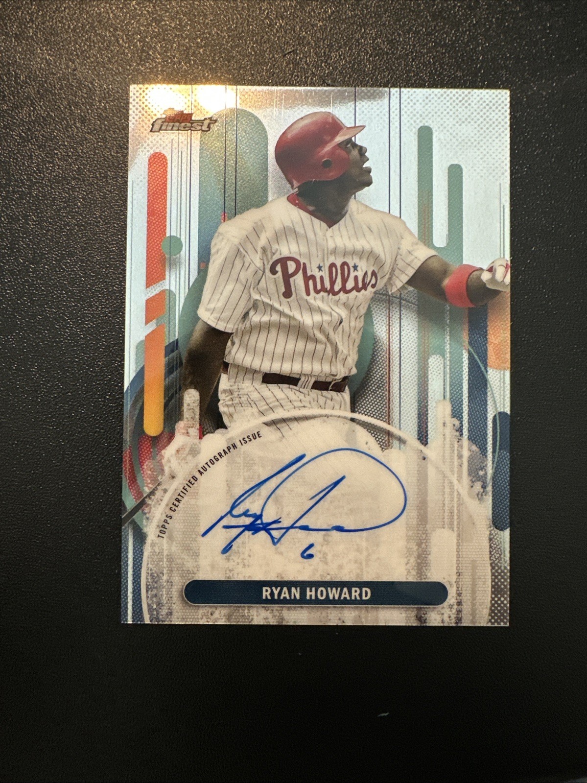 Ryan Howard 2025 Topps Finest #FA-RHO Finest Autographs - Superfractor ...