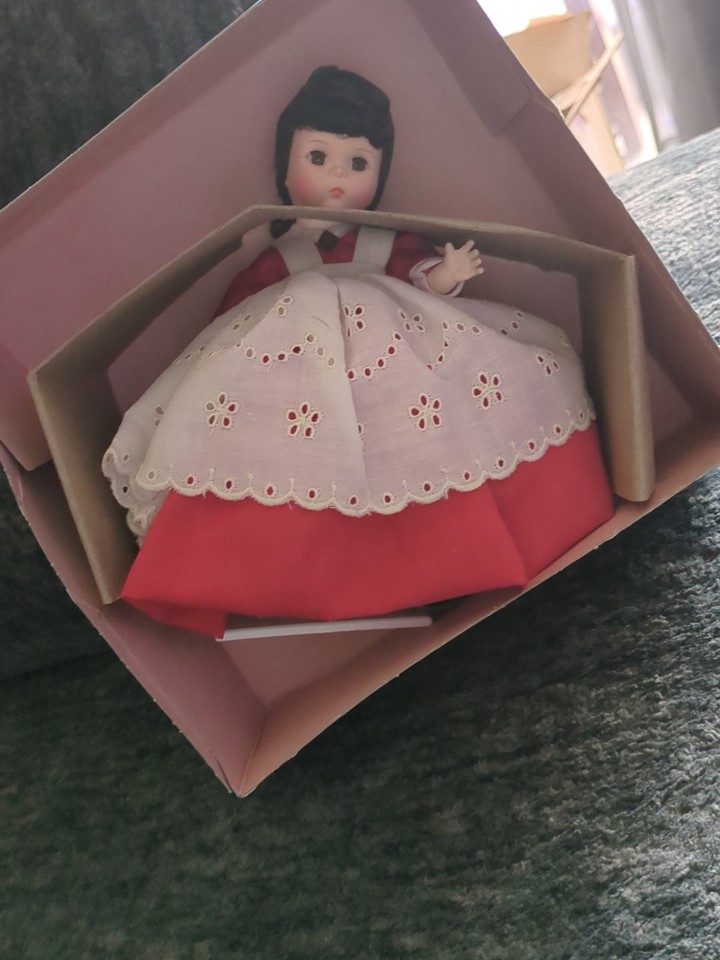 Vintage Madame Alexander Miniature Showcase 8" Little Women Jo 413 Doll ...