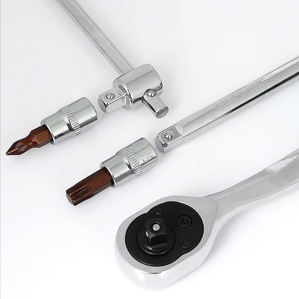 Hex Torx Phillips Slotted Pozi Bit Socket or Set 1/4" Drive Sockets ...