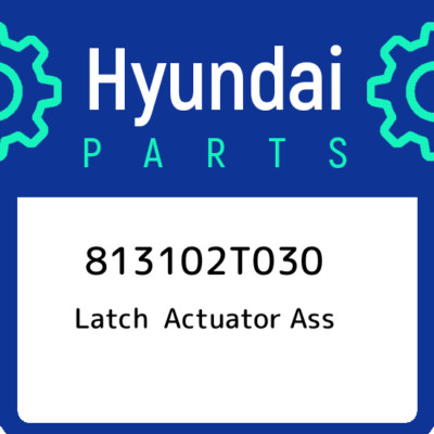 813102T030 Hyundai Latch actuator ass 813102T030, New Genuine OEM Part ...