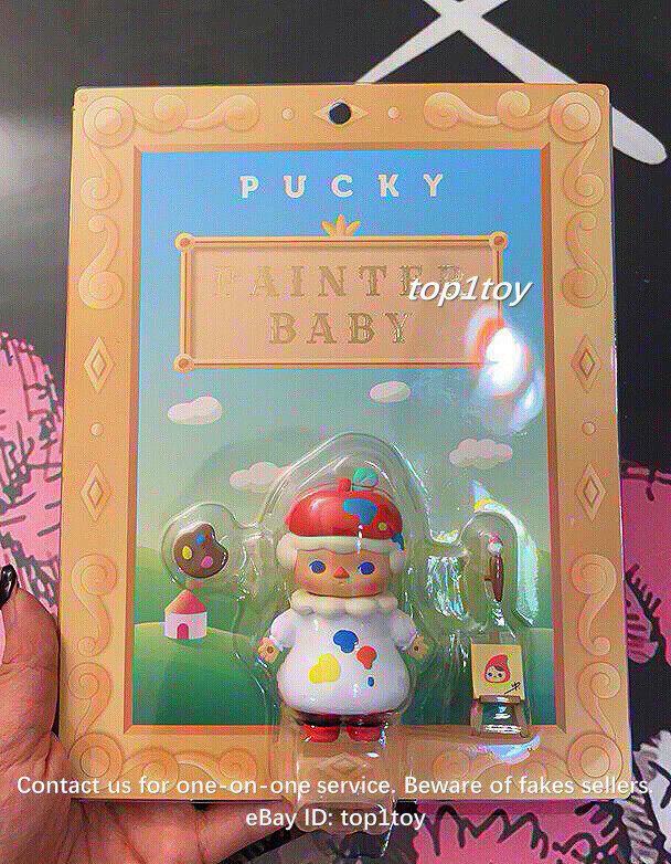 POP MART x PUCKY Painter Baby Limited Art Toy Figurine | eBay