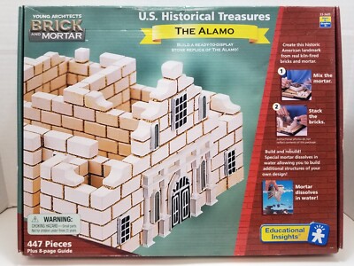 The Alamo Brick And Mortar Building Kit Diorama Educational Insights ...