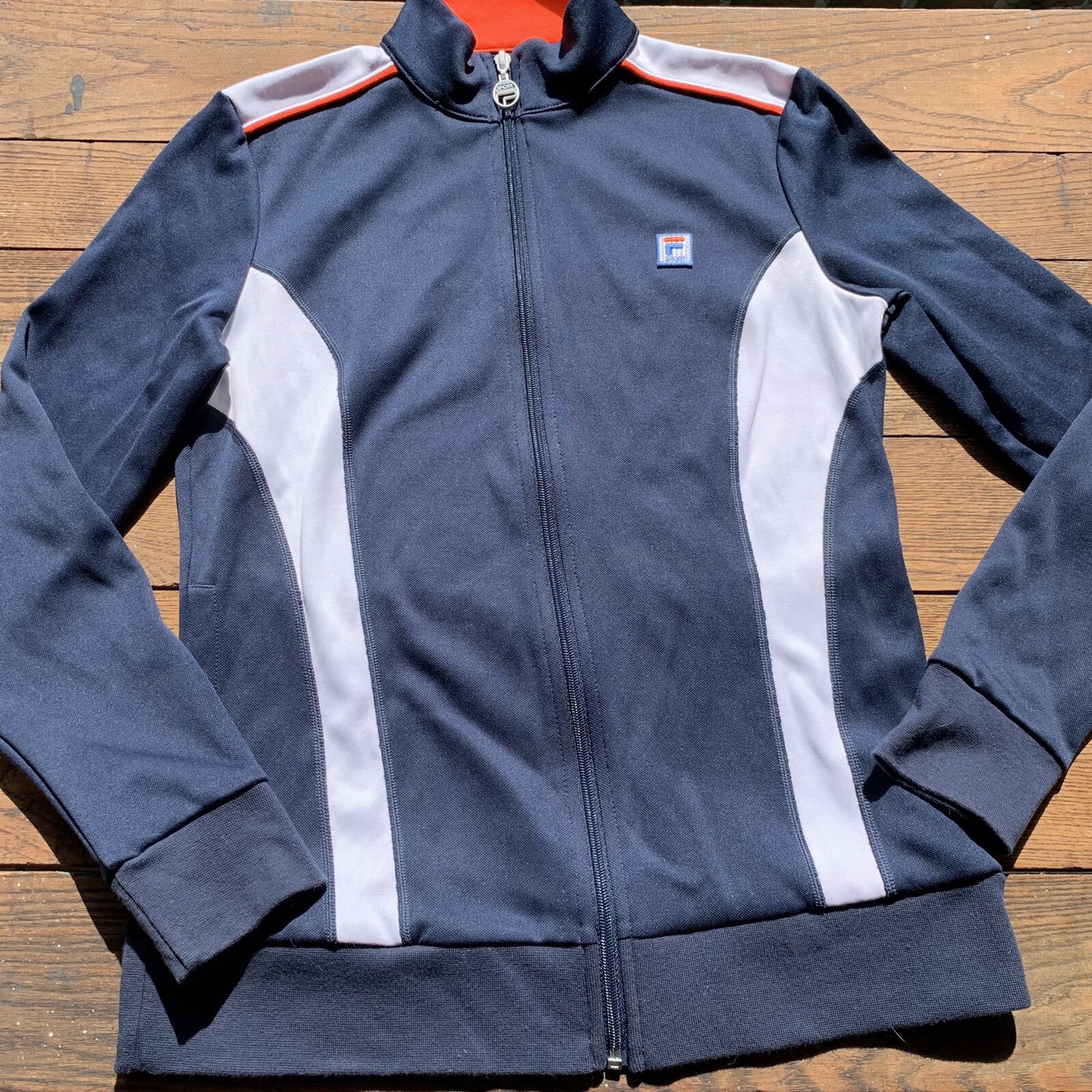 Vintage Fila Knit Track Jacket - Gem