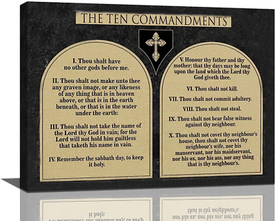 Posters, Prints & Pictures - Ten Commandments
