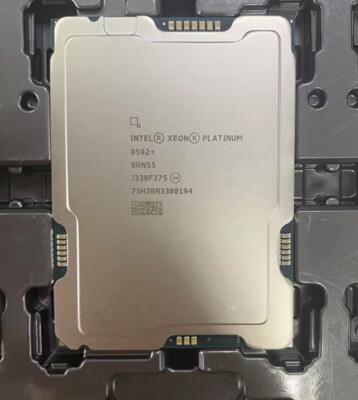 Intel Xeon Platinum 8592+ QS CPU LGA4677 1.9 GHz 64 Cores 128 Threads ...