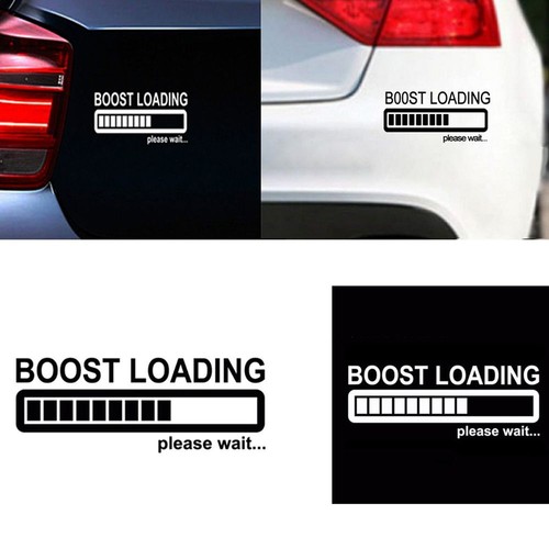 Auto Decal Car Sticker Vinyl BOOST LOADING Please Wait... For JDM Turbo ...