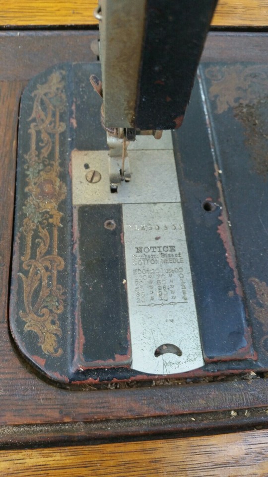 ANTIQUE Minnesota Model A Sewing Machine with cabinet/base | eBay