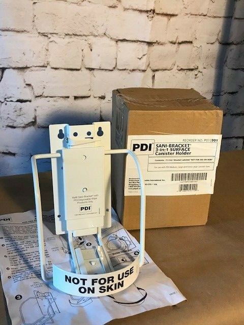PDI P010901 Sani-Bracket 3-in-1 Canister Holder Medical Doctor Surgical ...