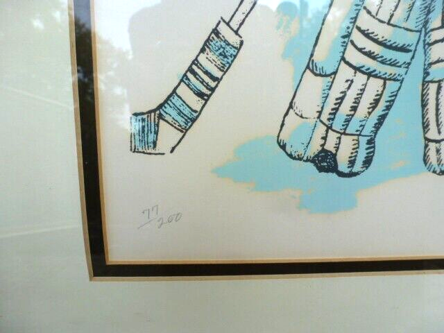 R. Calder Young Hockey Player Art Print. 77/200 | eBay