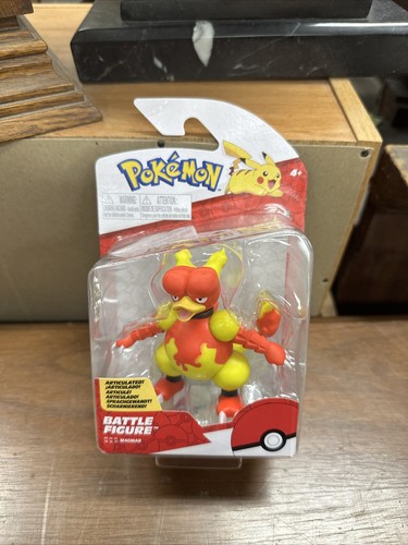 NEW MAGMAR BATTLE FIGURE Jazwares Toys Pokemon Articulated 2022 ...